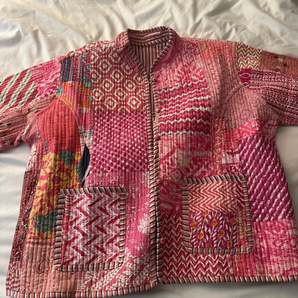 Jackets & Coats | Handmade Quilted Patchwork Jacket | Poshmark